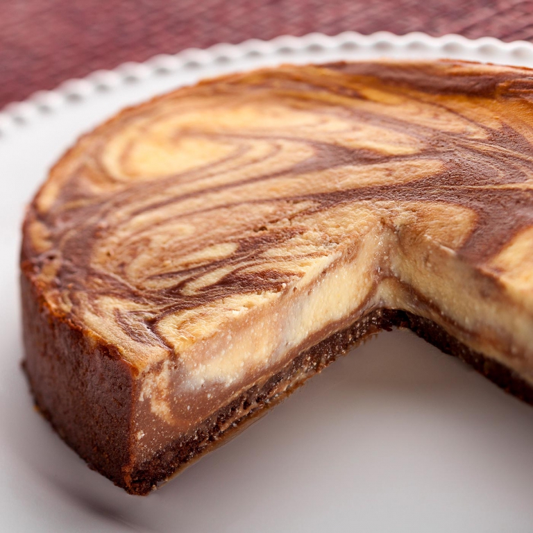 Receita de Cheesecake Marmorizada: a beleza do clássico - Docepedia