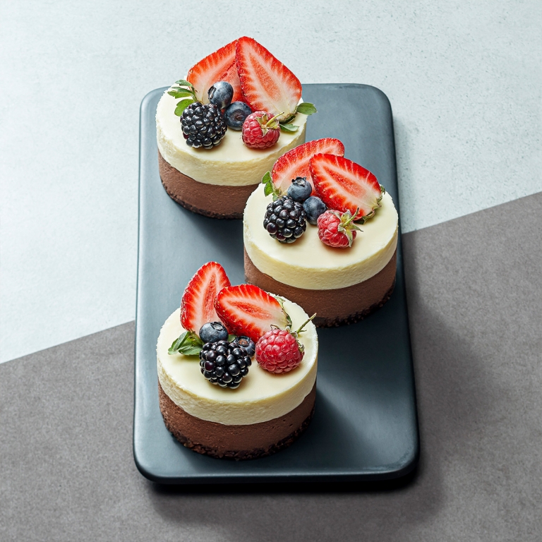 Receita de Mini entremet Dois Amores - Docepedia