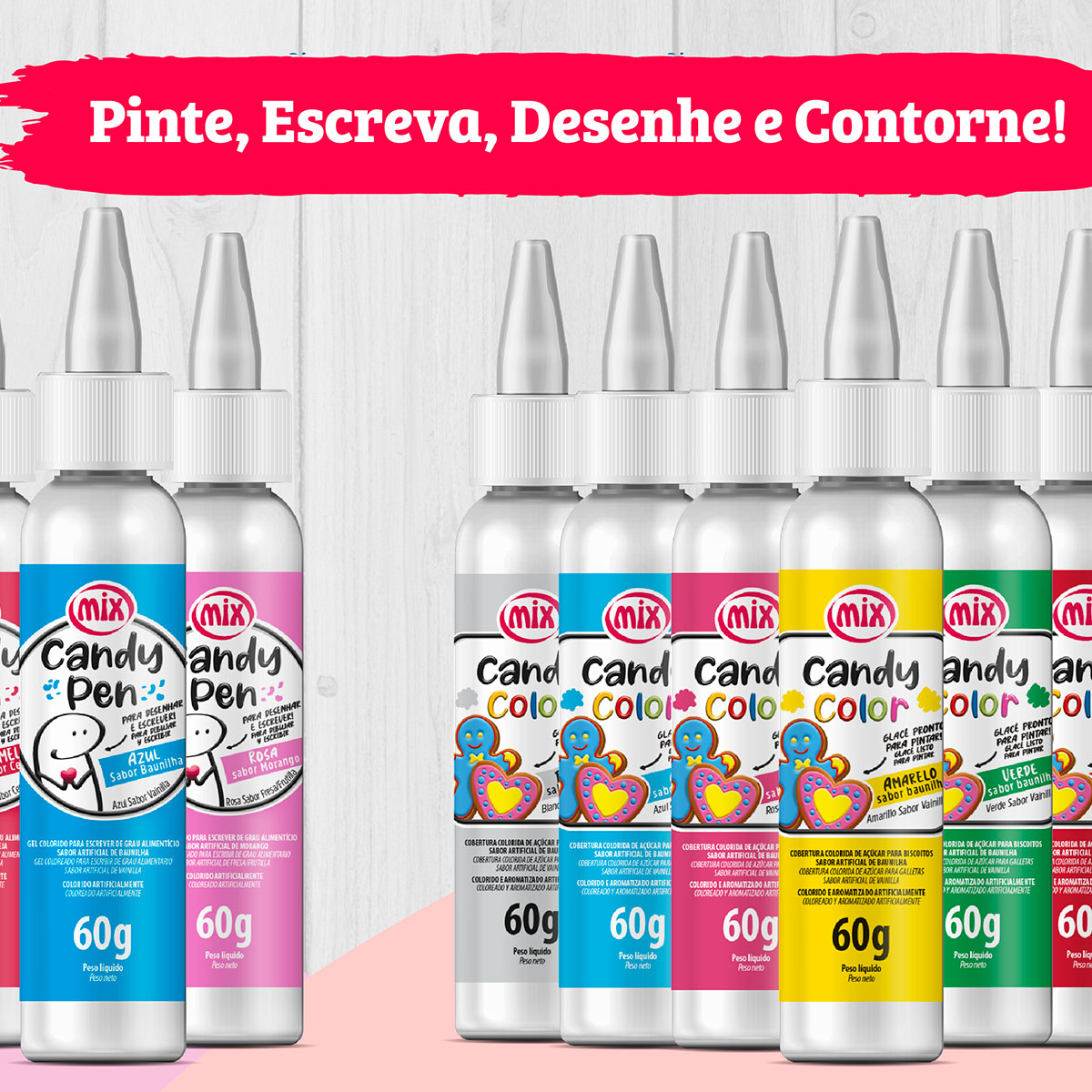 Novidade: Mix lança canetas de confeitar Candy Pen e Candy Color